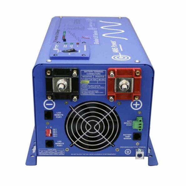 2000 WATT PURE SINE INVERTER CHARGER 12 VDC TO 120 VAC